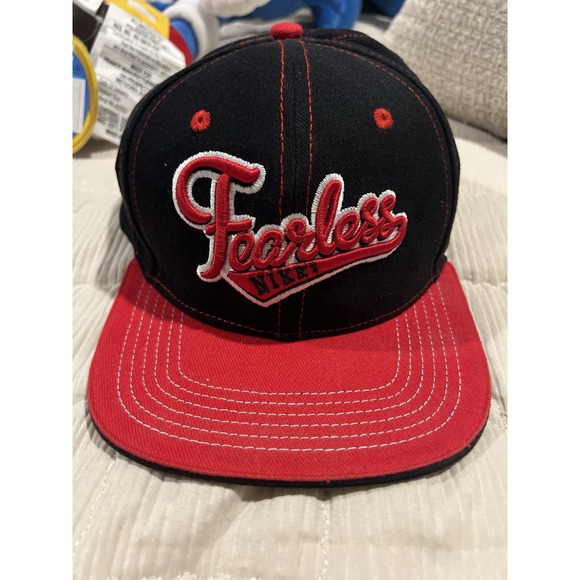 Accessories | Fearless Nikki Ww Authentic Snap Back Hat Black And Red ...